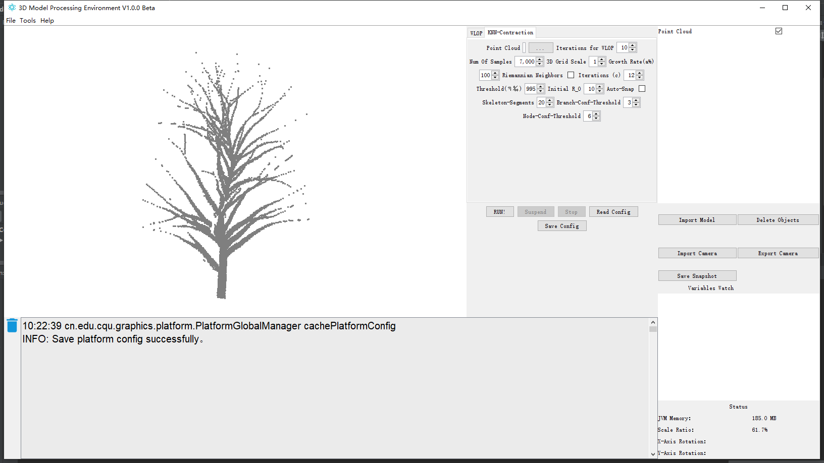 Github Zhoujianlingcode For Curve Skeleton Extraction Via K Nearest